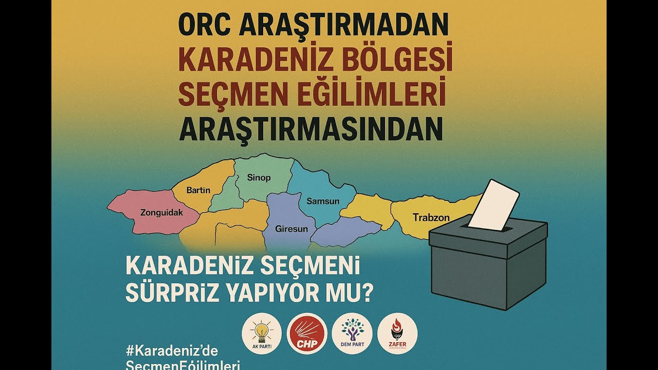 ORC’den Karadeniz’de Sürpriz Sonuçlar! | Seçmen Eğilimleri Değişiyor mu ...