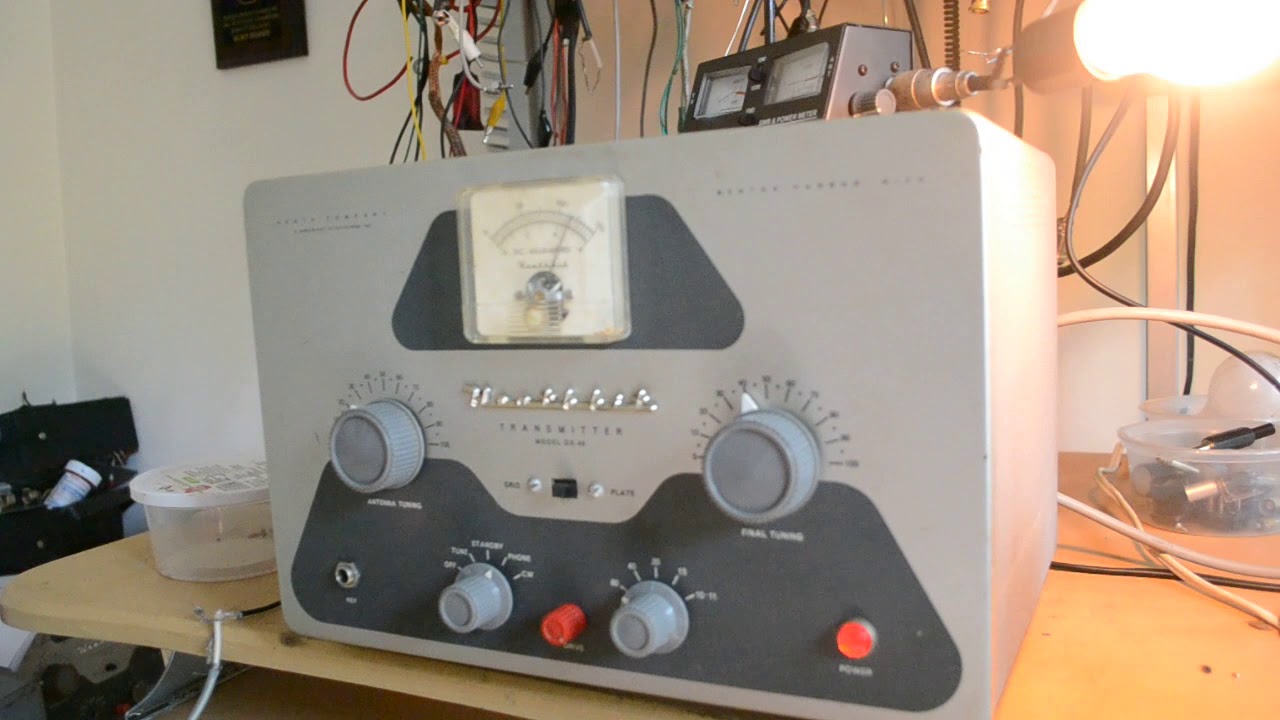 Demonstration of the Heathkit DX 40 - YouTube