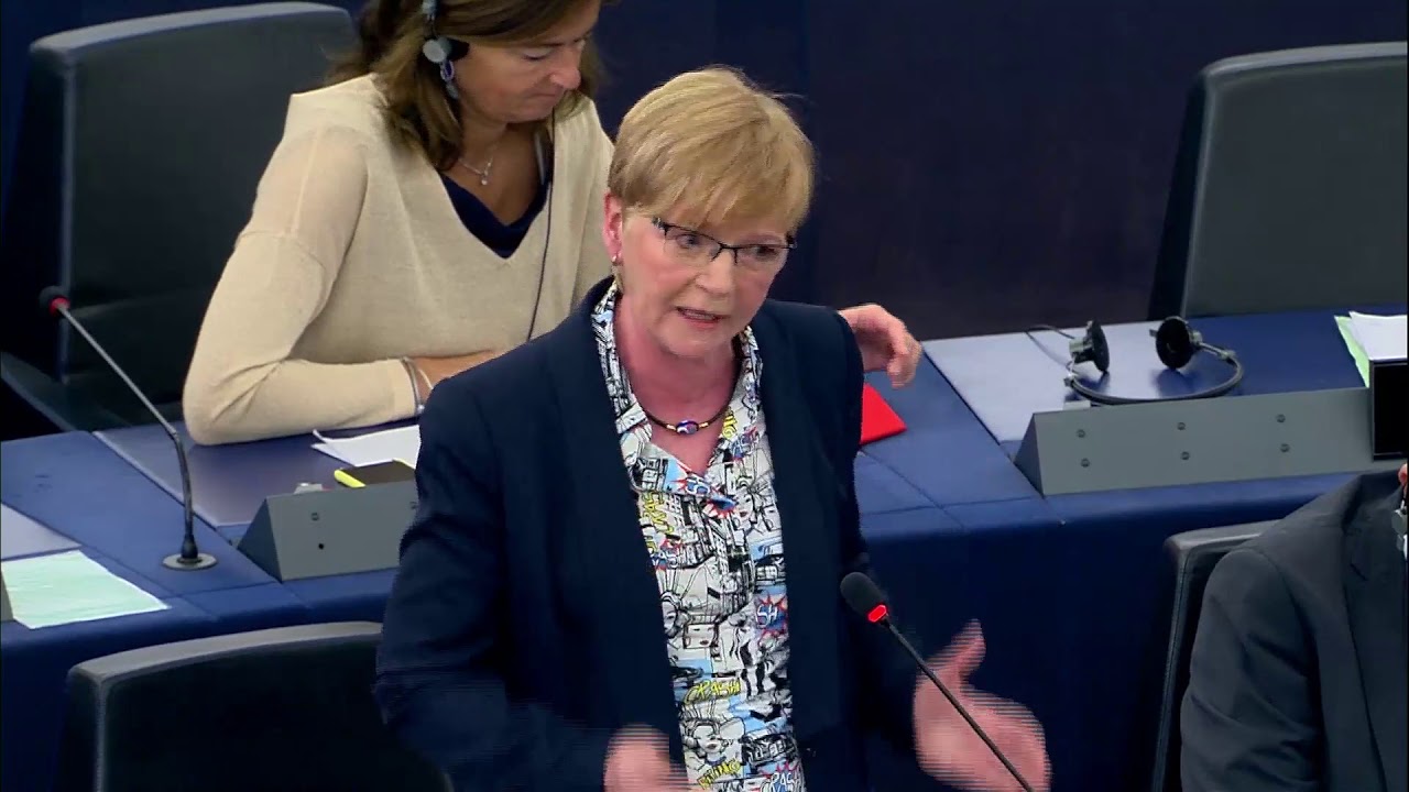 MdEP Gabi Zimmer (DIE LINKE.) Fraktionsvorsitzende der GUE/NGL, zur ...