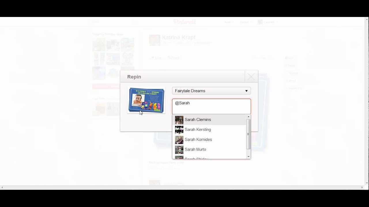 How to Repin a Pin, on Pinterest - YouTube