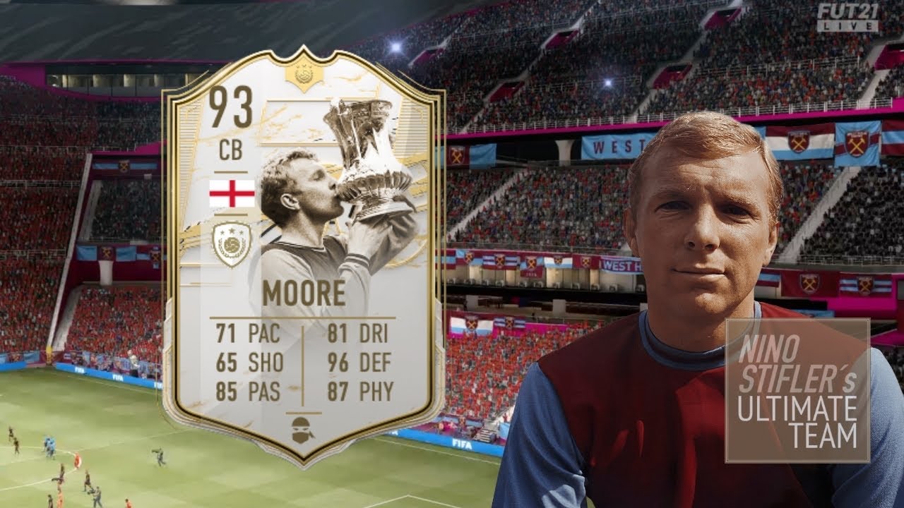 FIFA 21 BOBBY MOORE PIM (93) FUT CHAMPS HIGHLIGHTS as CDM - YouTube