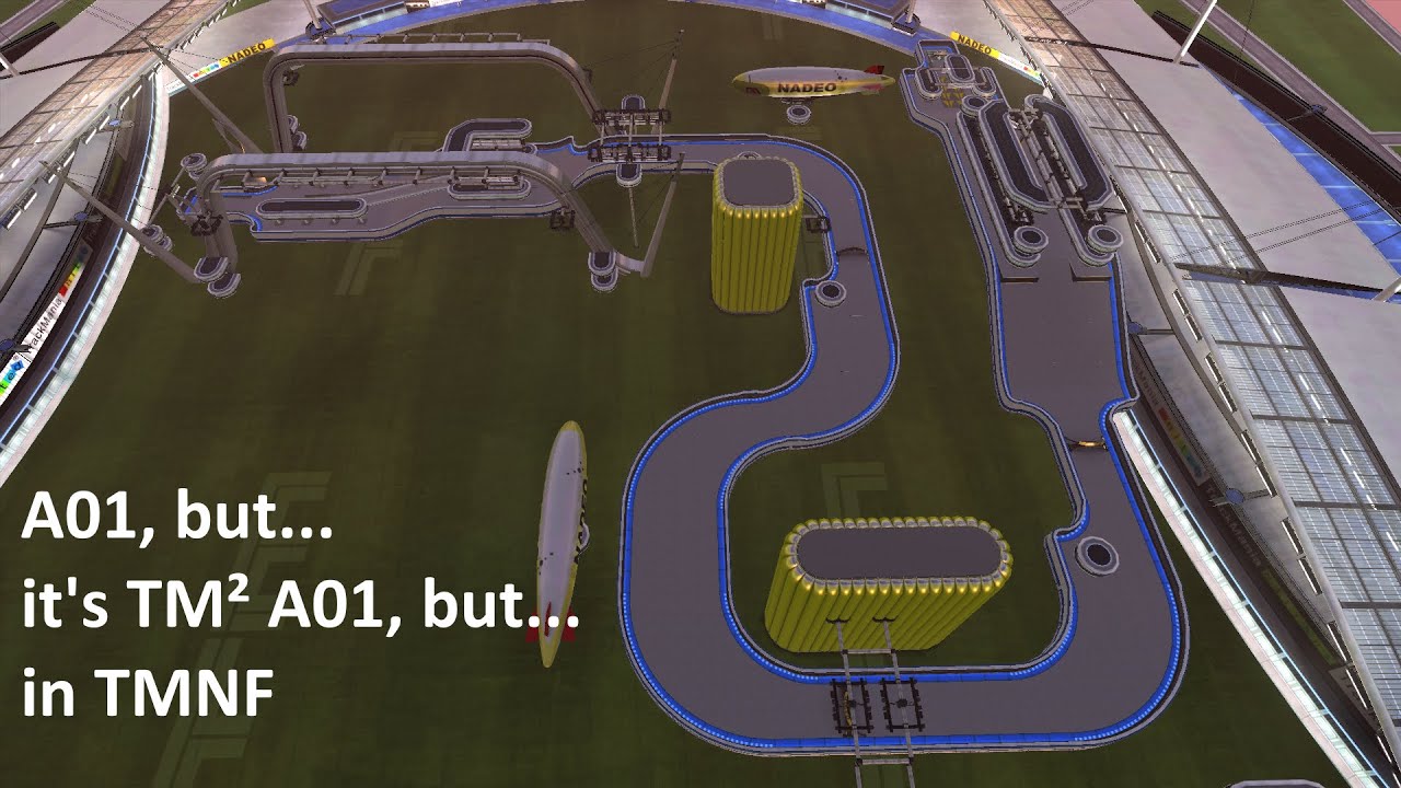 A01, but... it's TM2 Stadium A01, but... In TMNF - YouTube