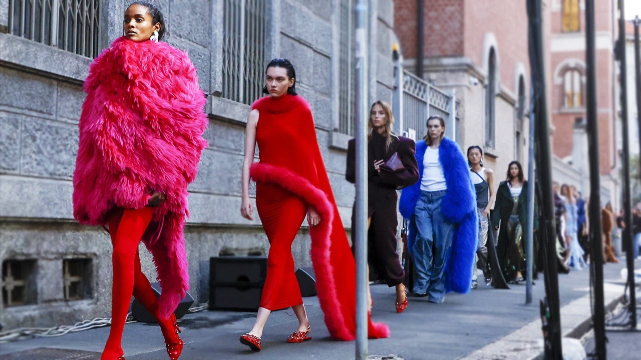 The Attico Spring/Summer 2024 Milan - YouTube