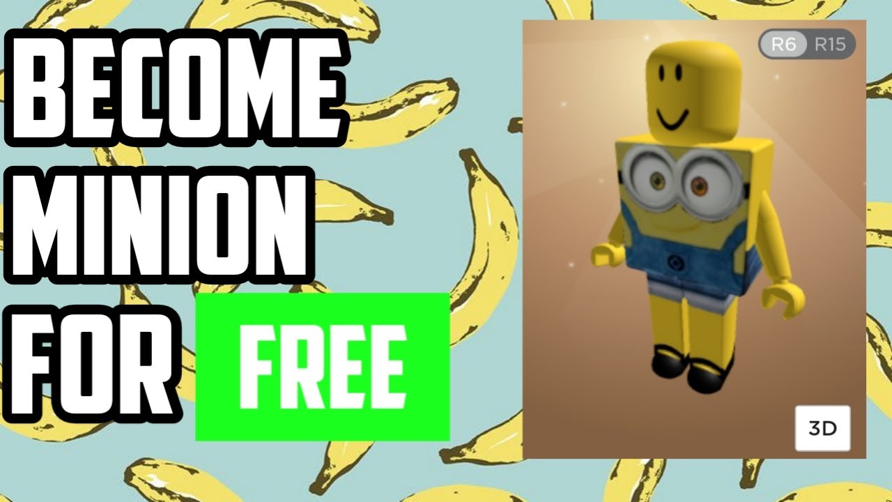 How to be Bob from Minion in Roblox for free(Android/iOS/Laptop/PC ...