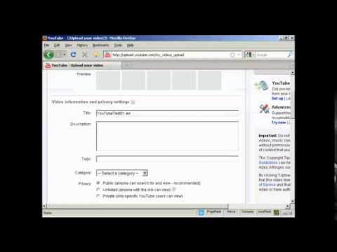 How to Register a YouTube Account & Upload A Video - YouTube