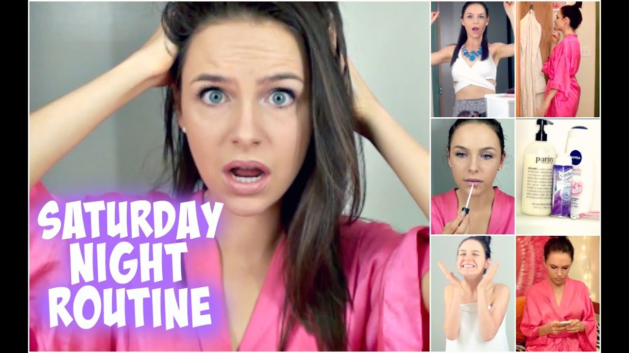 MY SATURDAY NIGHT ROUTINE - YouTube
