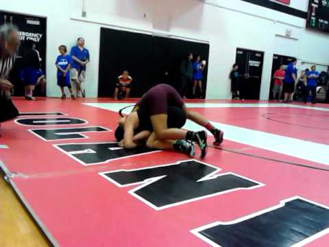 Katie Reyes wrestling 2015 - YouTube