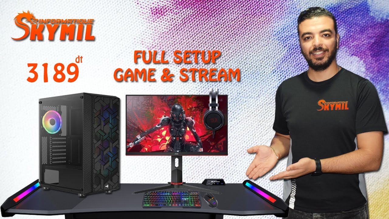 Full Setup Game & Stream - Skymil Informatique - - YouTube