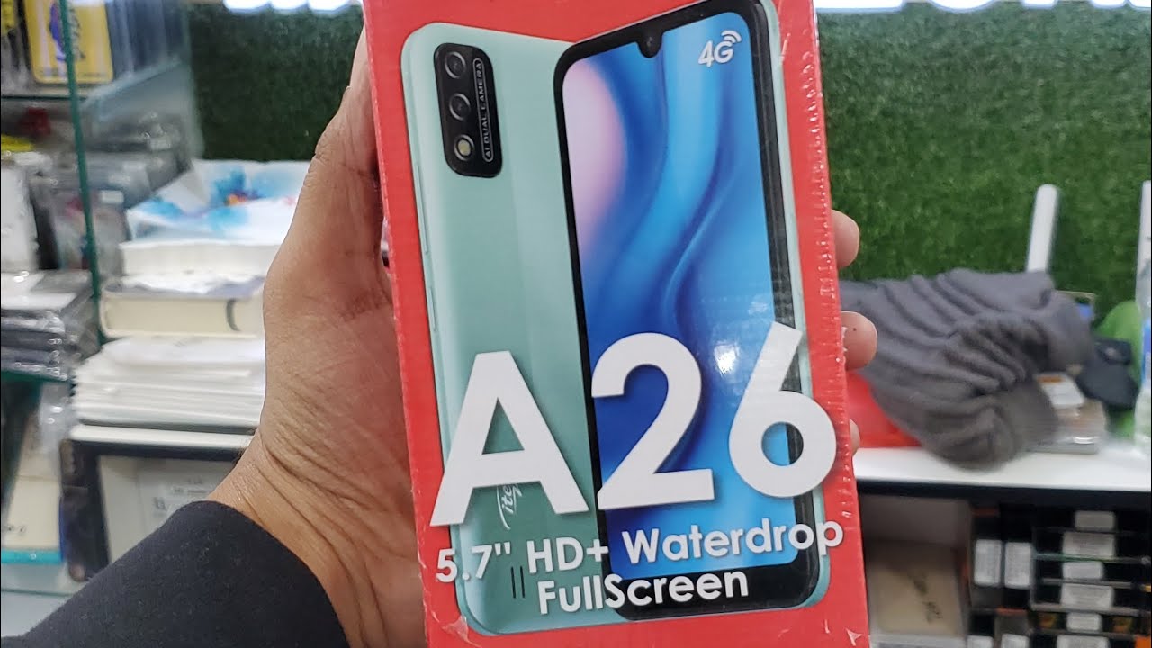 Itel A26 Light Purple Price Unboxing Review Camera Test - YouTube