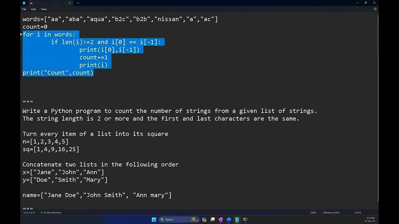 Python3 Lists - YouTube