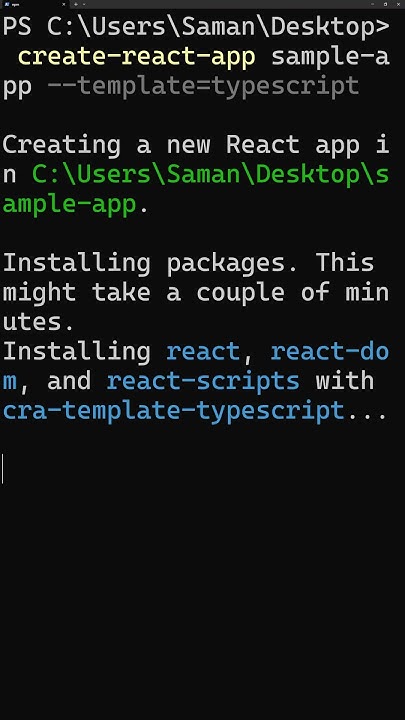 Create a Typescript Project with Ease! #typescript #react #reactjs #coding #nodejs #javascript ...