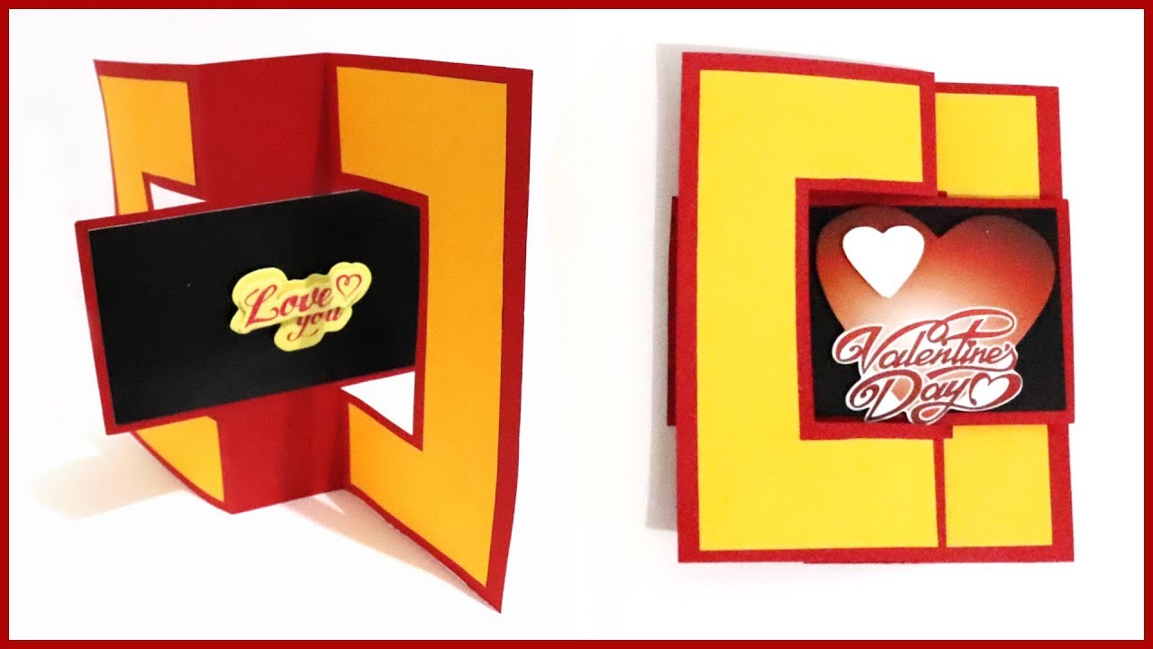 Valentine's Special | How to make swing card | creative card ideas | by ...