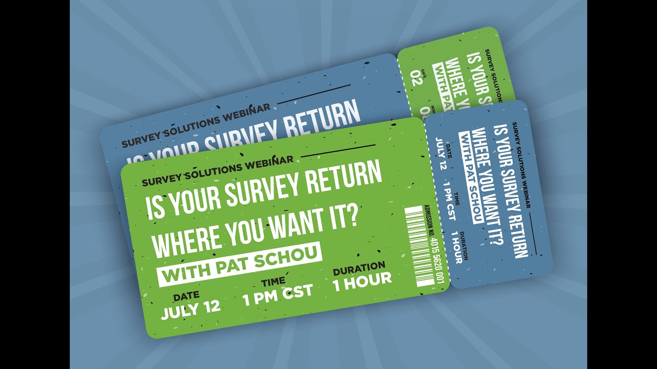 Is Your Survey Return Where You Want It? - YouTube