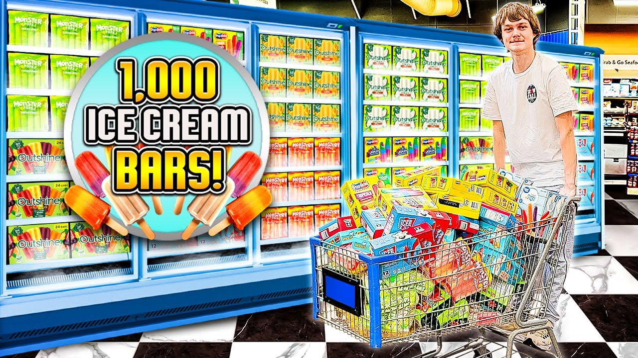 Giving Away 1,000 Ice Cream Bars To The Homeless! - YouTube