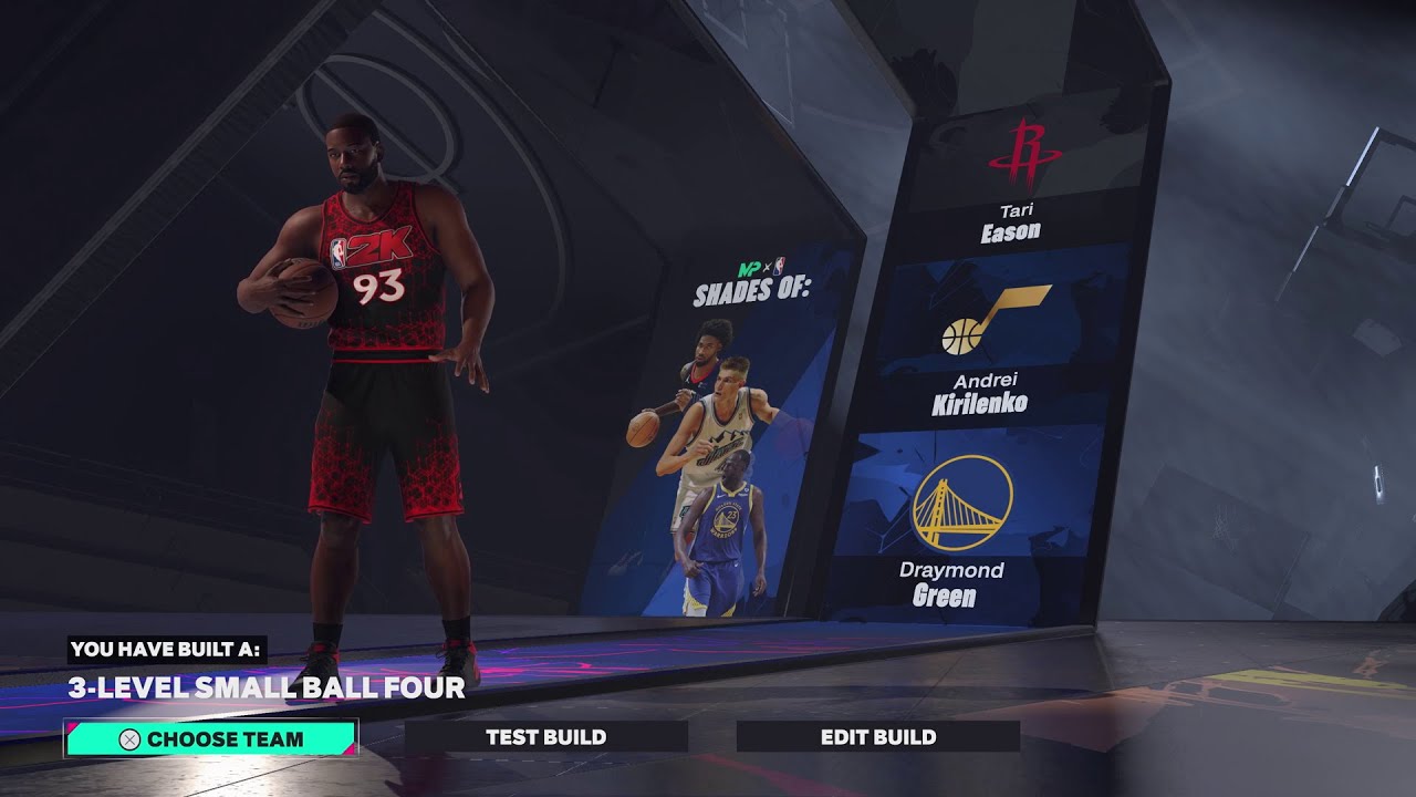 NBA 2K25 RARE BUILDS - 3-LEVEL SMALL BALL FOUR - YouTube