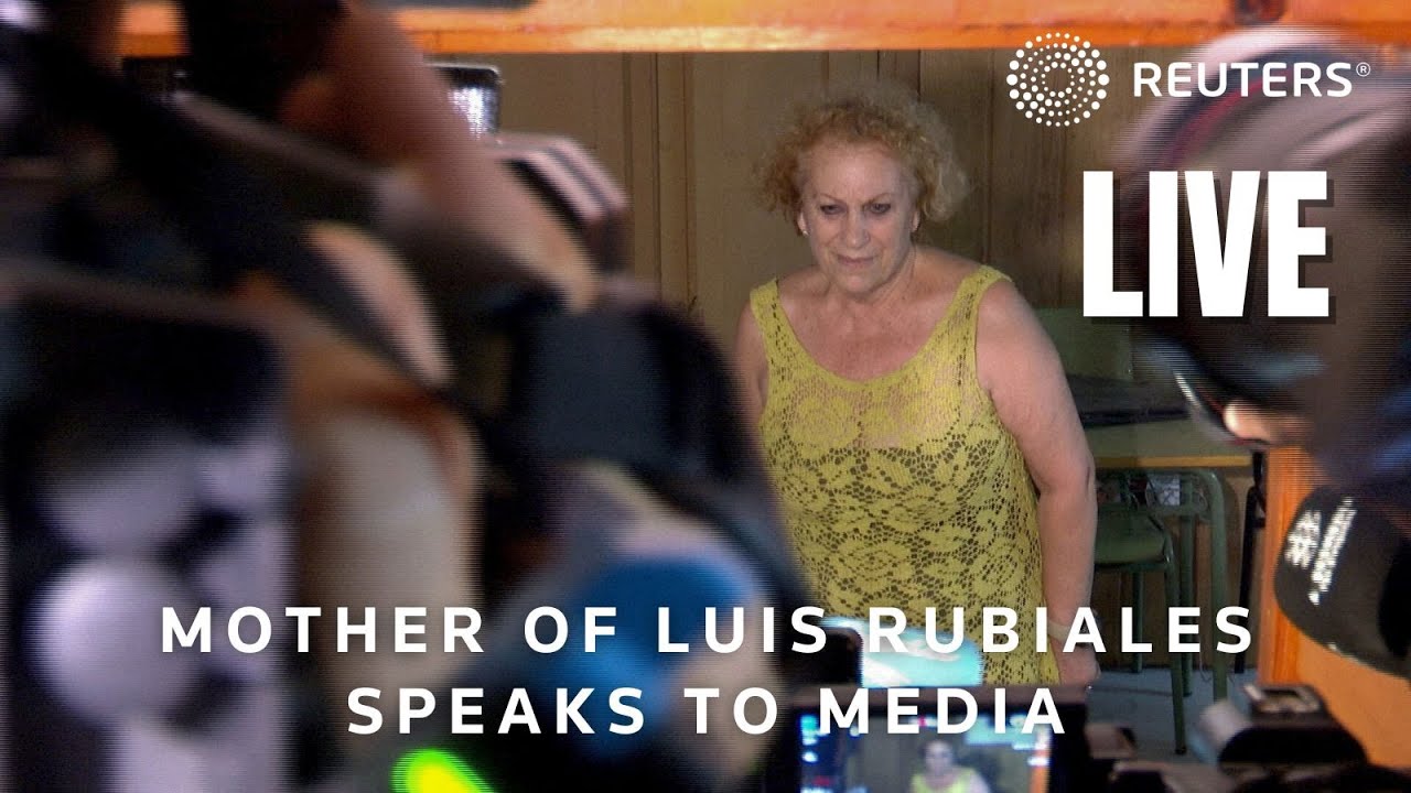 LIVE: Mother of Luis Rubiales speaks to media - YouTube