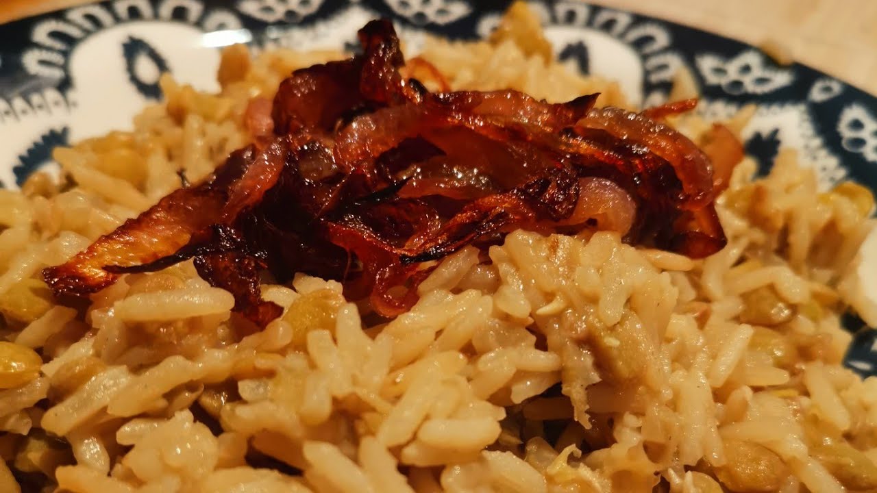 4to dia del #RETO arroz con lentejas Mgadara - YouTube