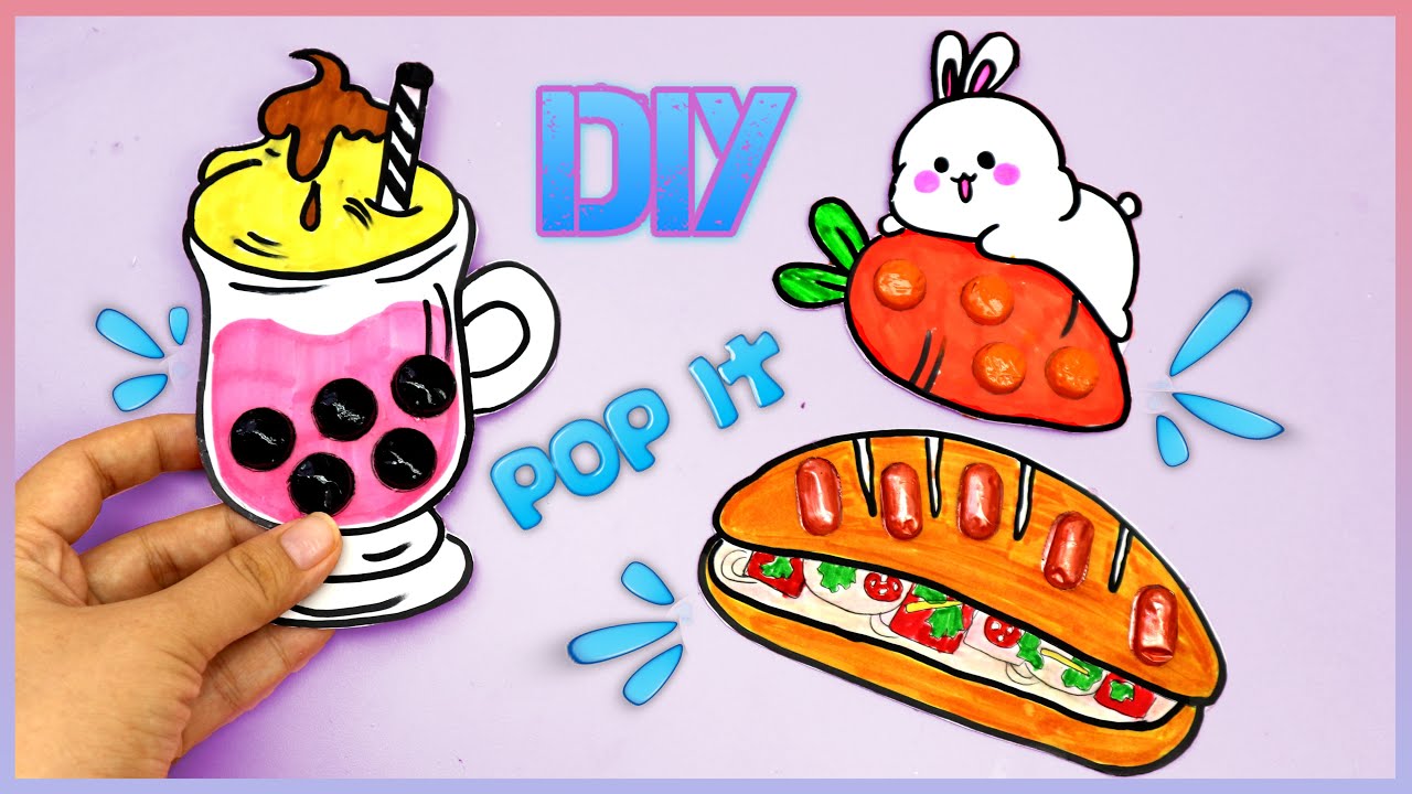 DIY POP ITS - super easy FIDGETS! - YouTube