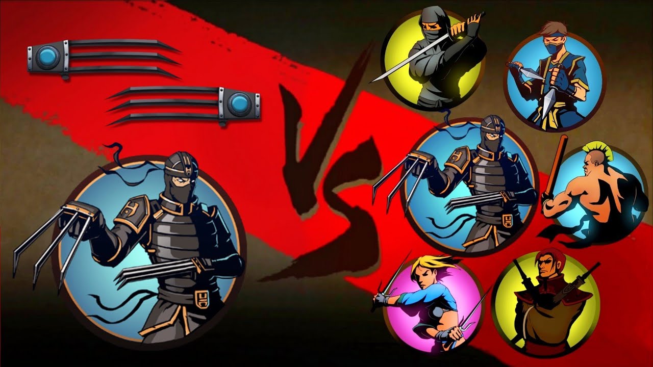 Shadow Fight 2 Lynx vs Lynx and Bodyguards - YouTube