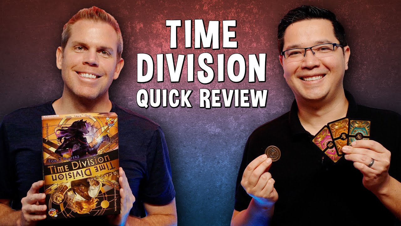 Quick Review of Time Division - 2 Player Time Travel Board Game - YouTube