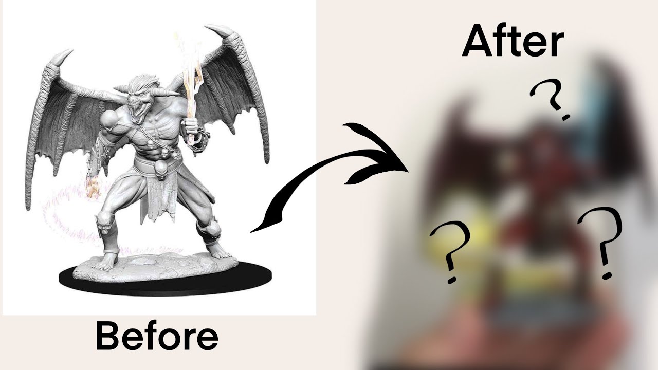 Balor Miniature Narrated painting process - YouTube