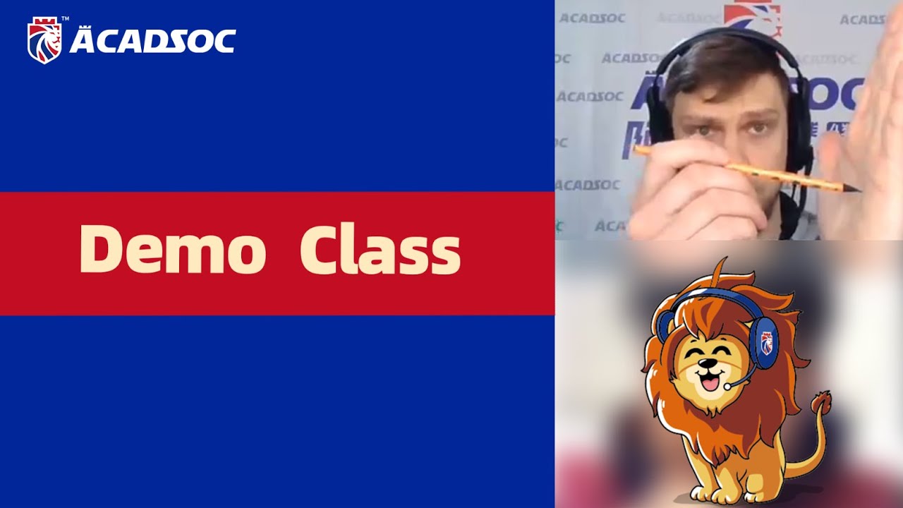 Acadsoc Demo Class: How To Have Great Interaction with Adult! - YouTube