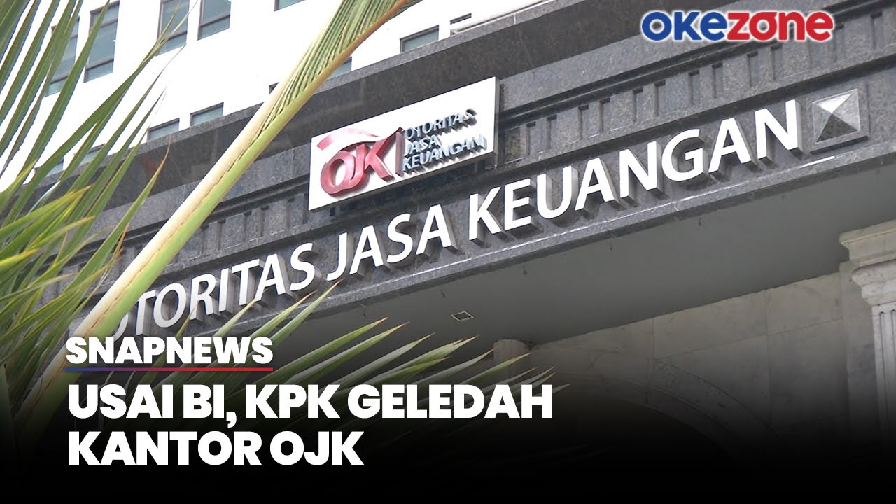 Usai BI, KPK Geledah Kantor OJK Terkait Dugaan Korupsi Dana CSR - YouTube