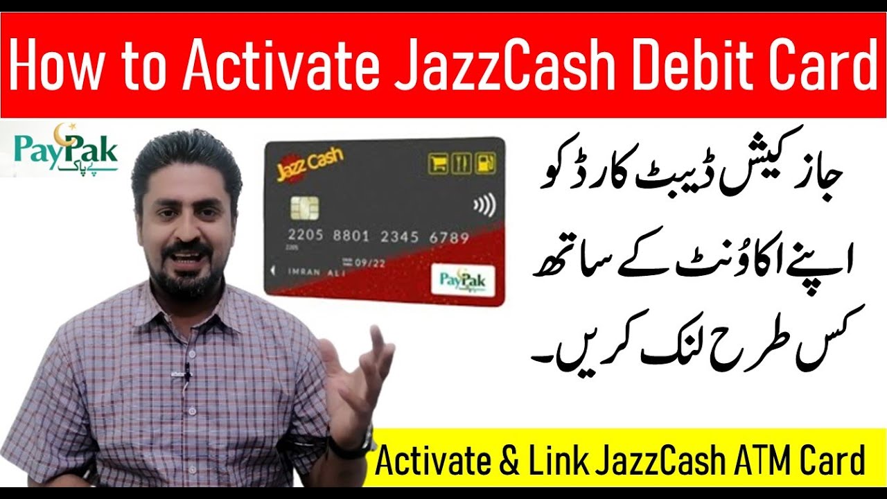 How to Activate Jazzcash Debit Card | JazzCash Debit card Activation ...