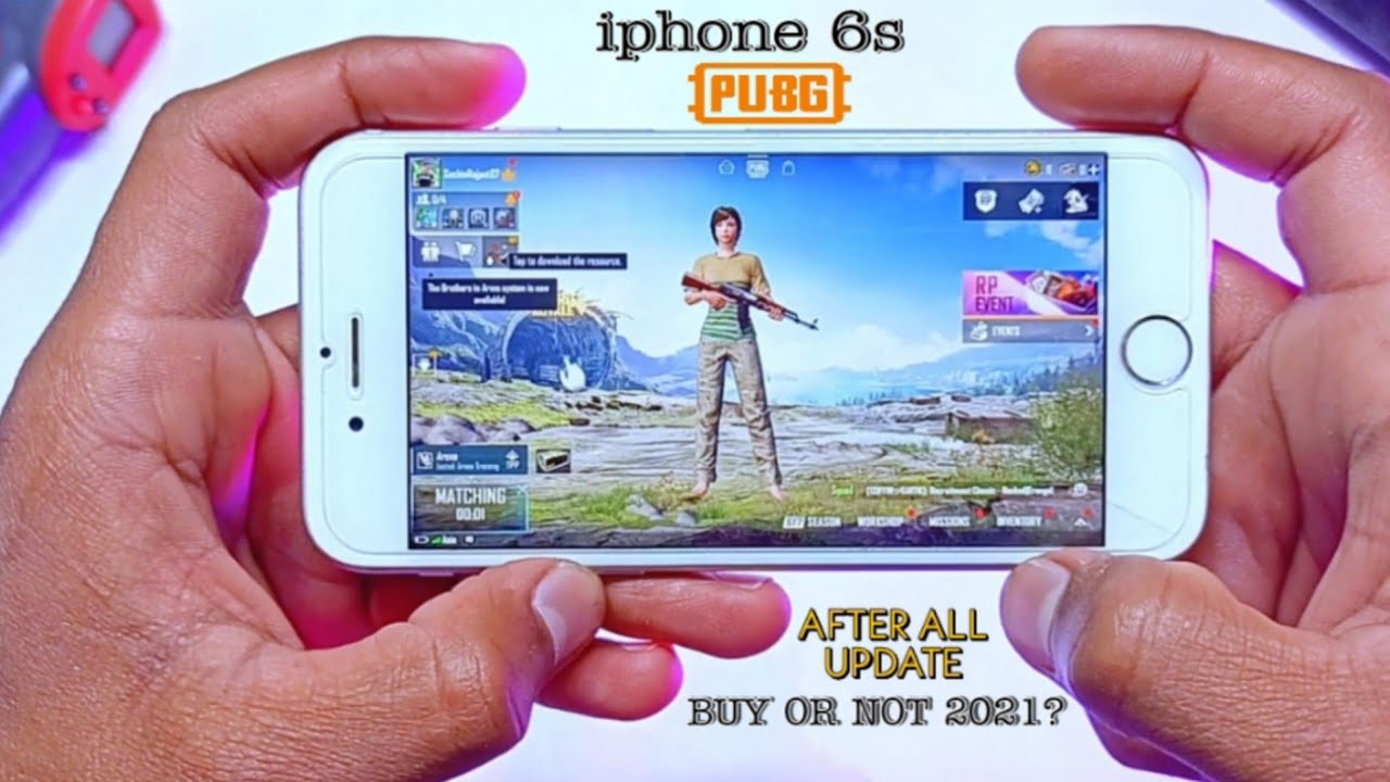 iphone 6s PUBG Test High Graphics After Update In 2021 || iphone 6s ...