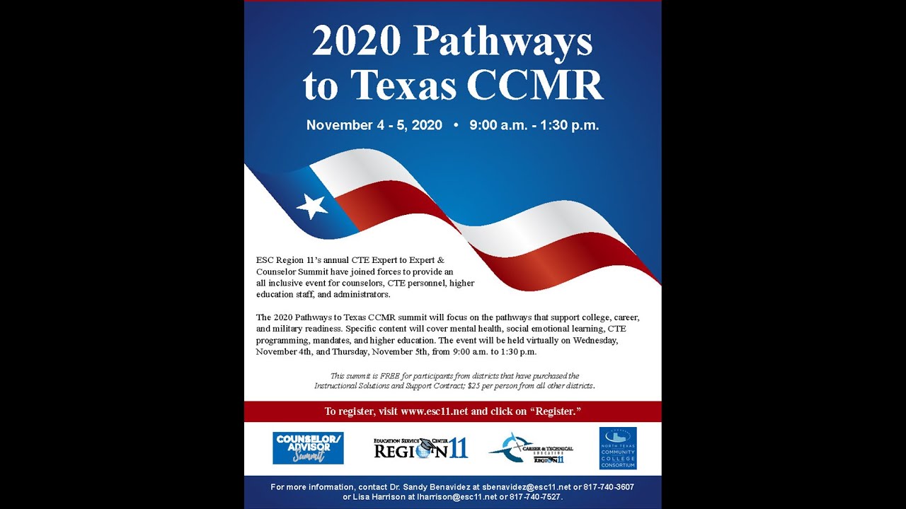 2020 Pathways to Texas CCMR Intro - YouTube