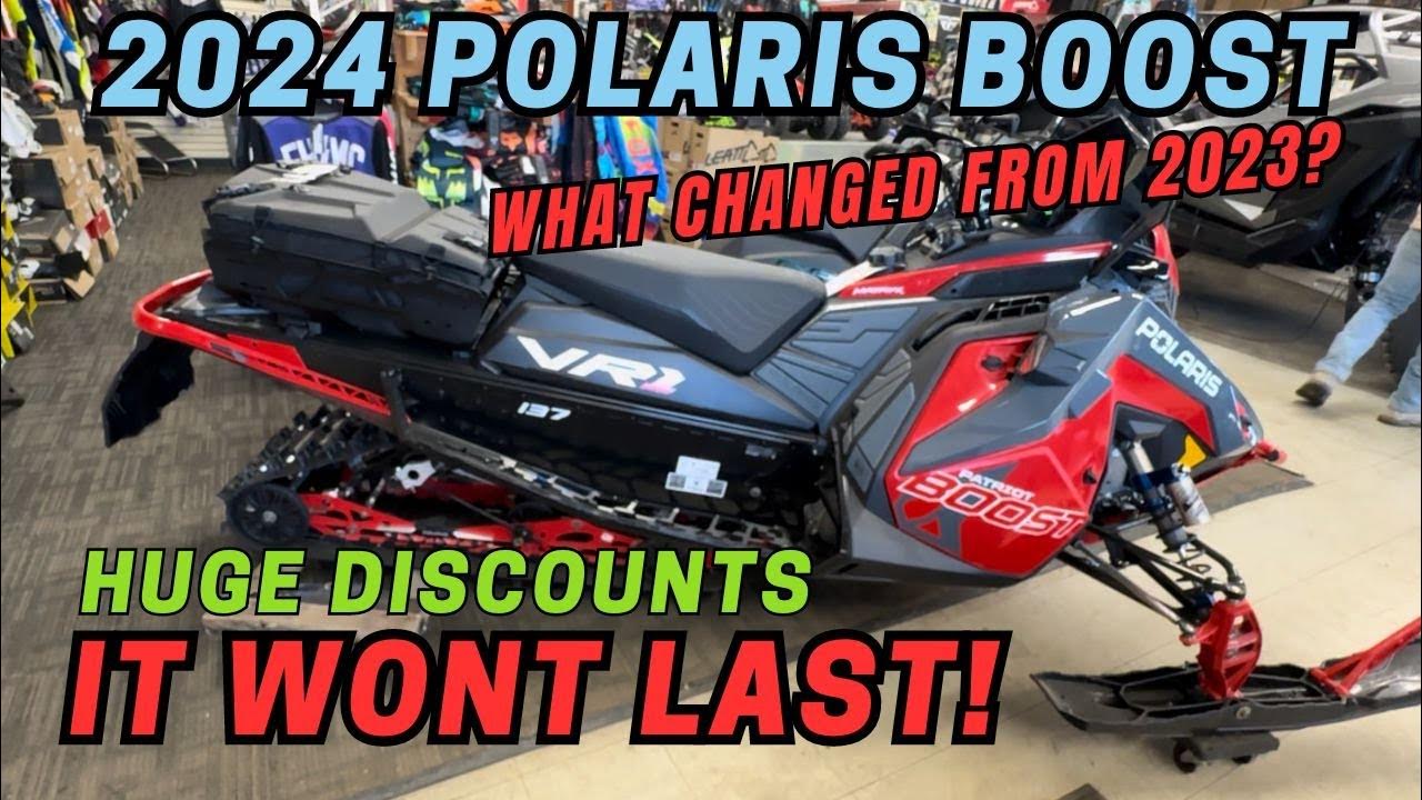 2024 Polaris VR1 137 850 Boost snowmobile Came in! Changes from 2023 ...