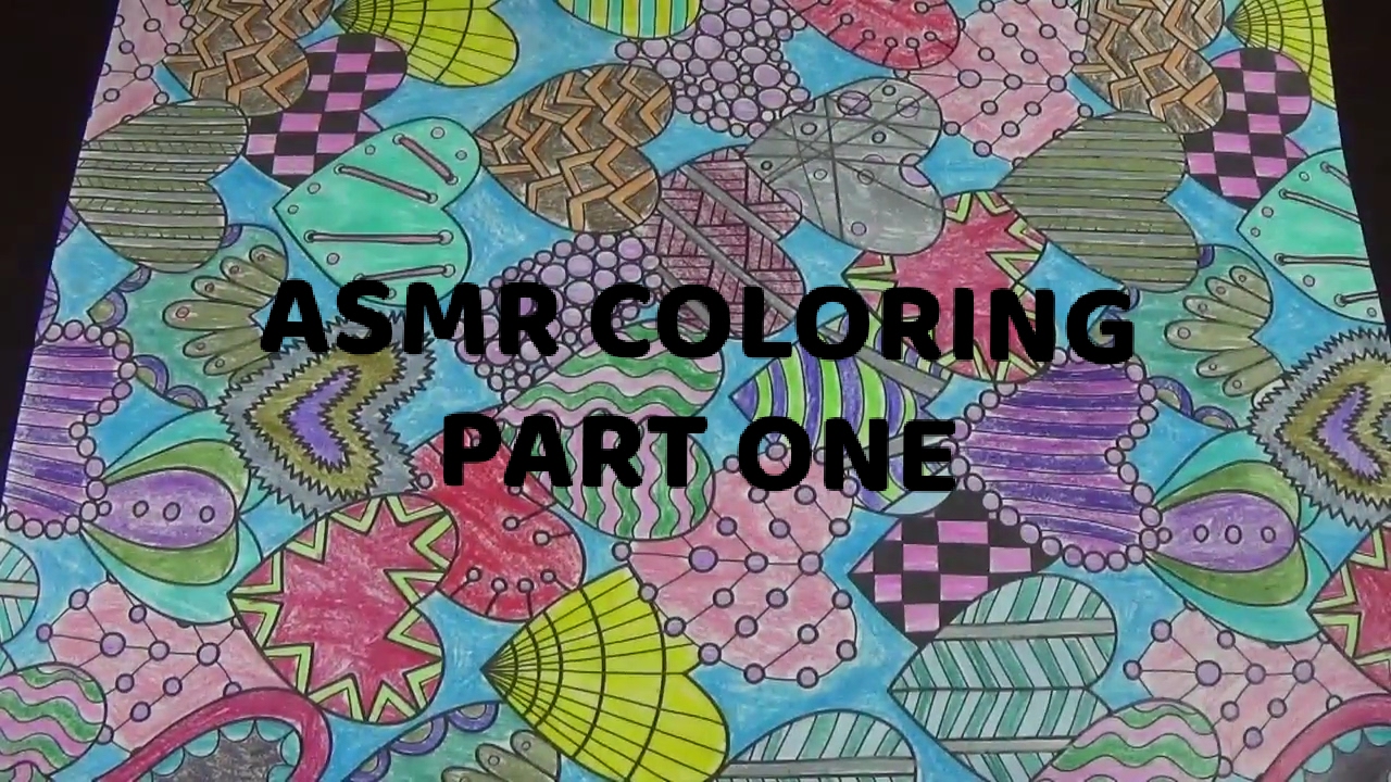 ASMR COLORING//PART 1// no talking - YouTube