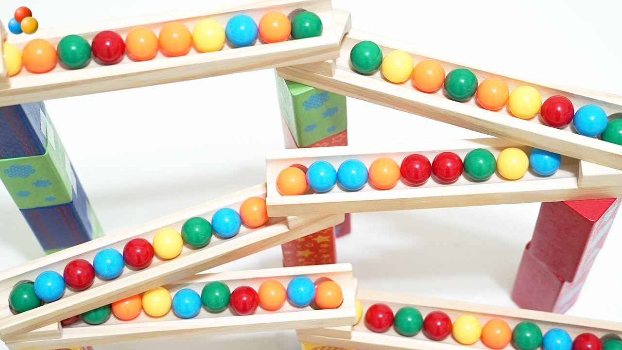 Marble Run ASMR ☆ Unboxing Ball Track Stack Building Blocks - YouTube