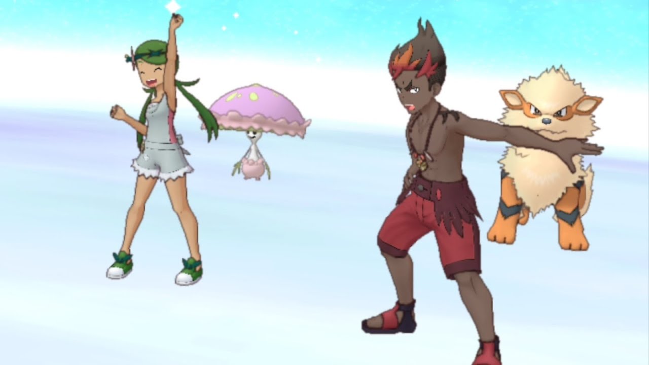 Pokemon Masters EX: Variety Mallow & Kiawe Showcase - YouTube