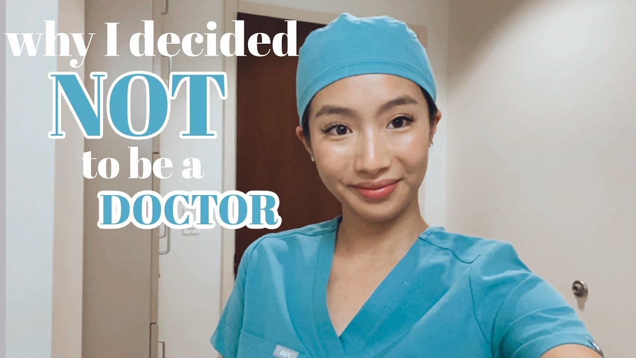 life unfiltered | why I decided NOT to be a doctor - YouTube
