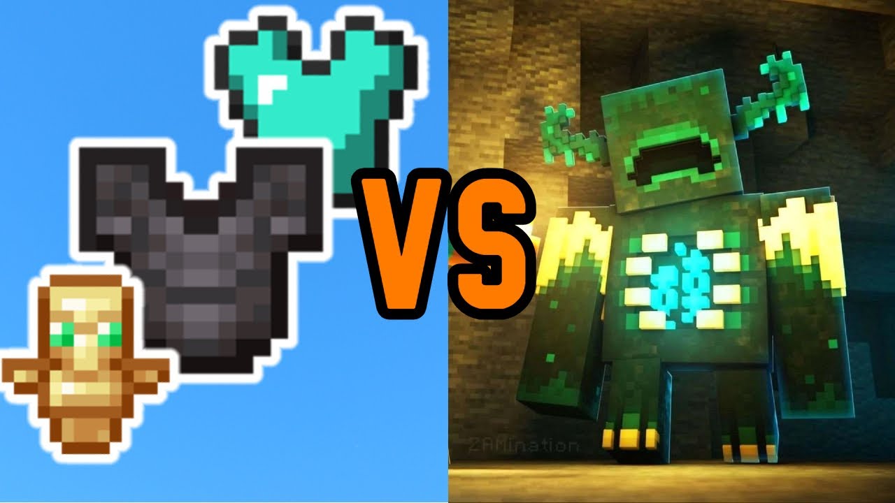 Netherite armor & More Vs Warden [Minecraft 1.19 Snapshot testing ...