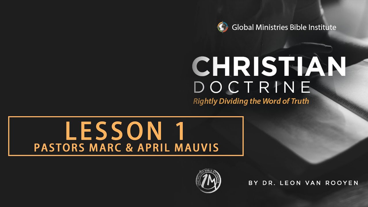 Christian Doctrine - Lesson 1 - YouTube