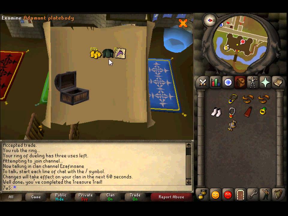 Runescape 2007 Clue Scroll Rewards! - YouTube