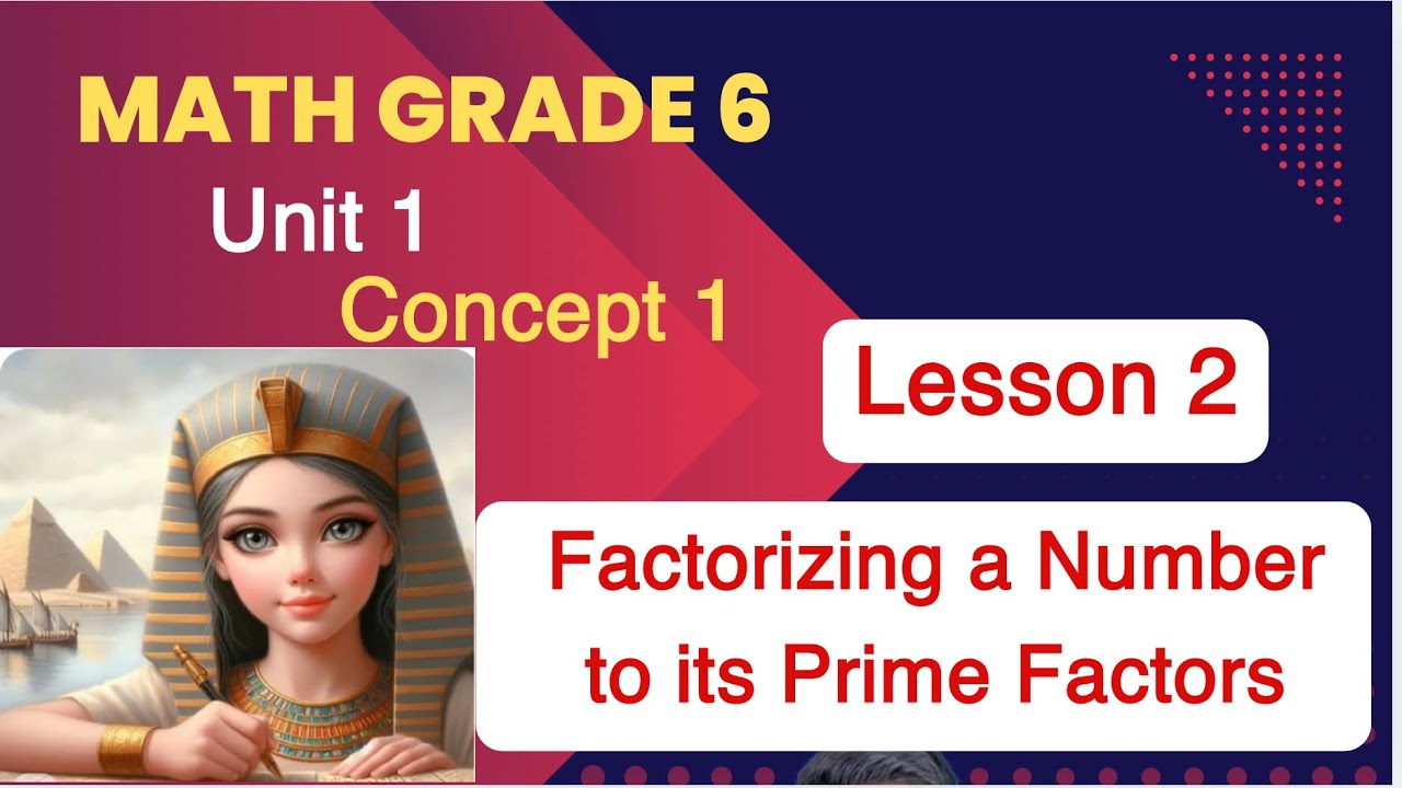 Math grade 6 / lesson 2 / Factorizing a Number to it's Prime Factors ...