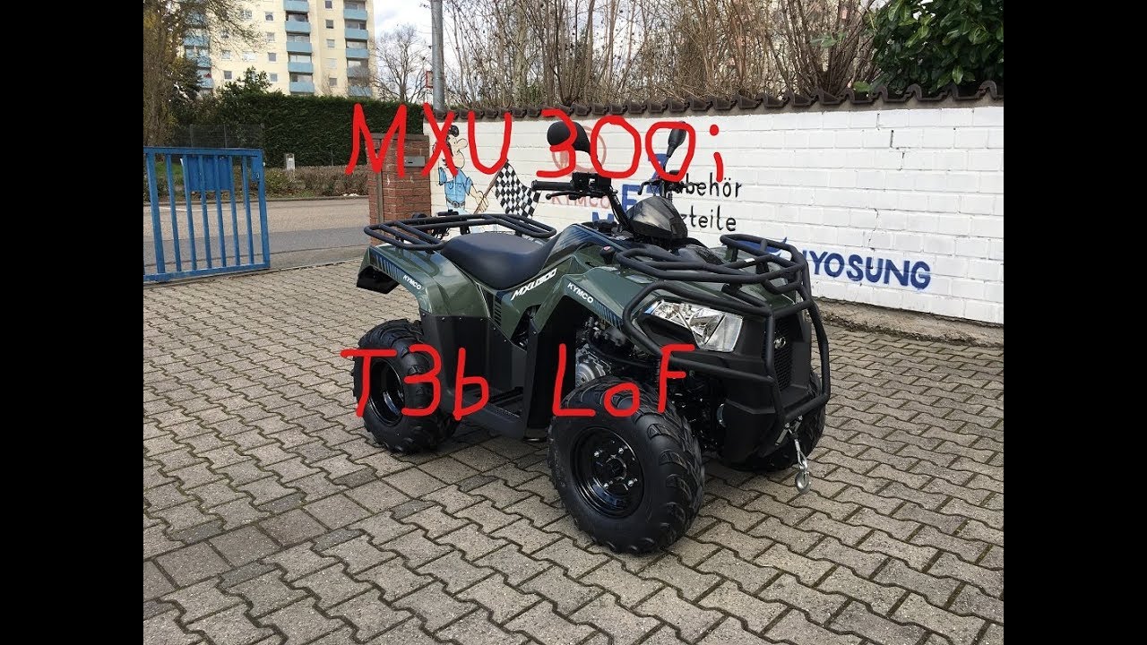 Kymco MXU 300i T3b LoF - FINALLY HERE, NEW FOR 2020 ! - YouTube