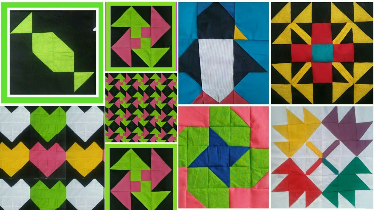 Top Quilt designs//Beautiful Sindhi Ralli designs// Rilli work designs ...