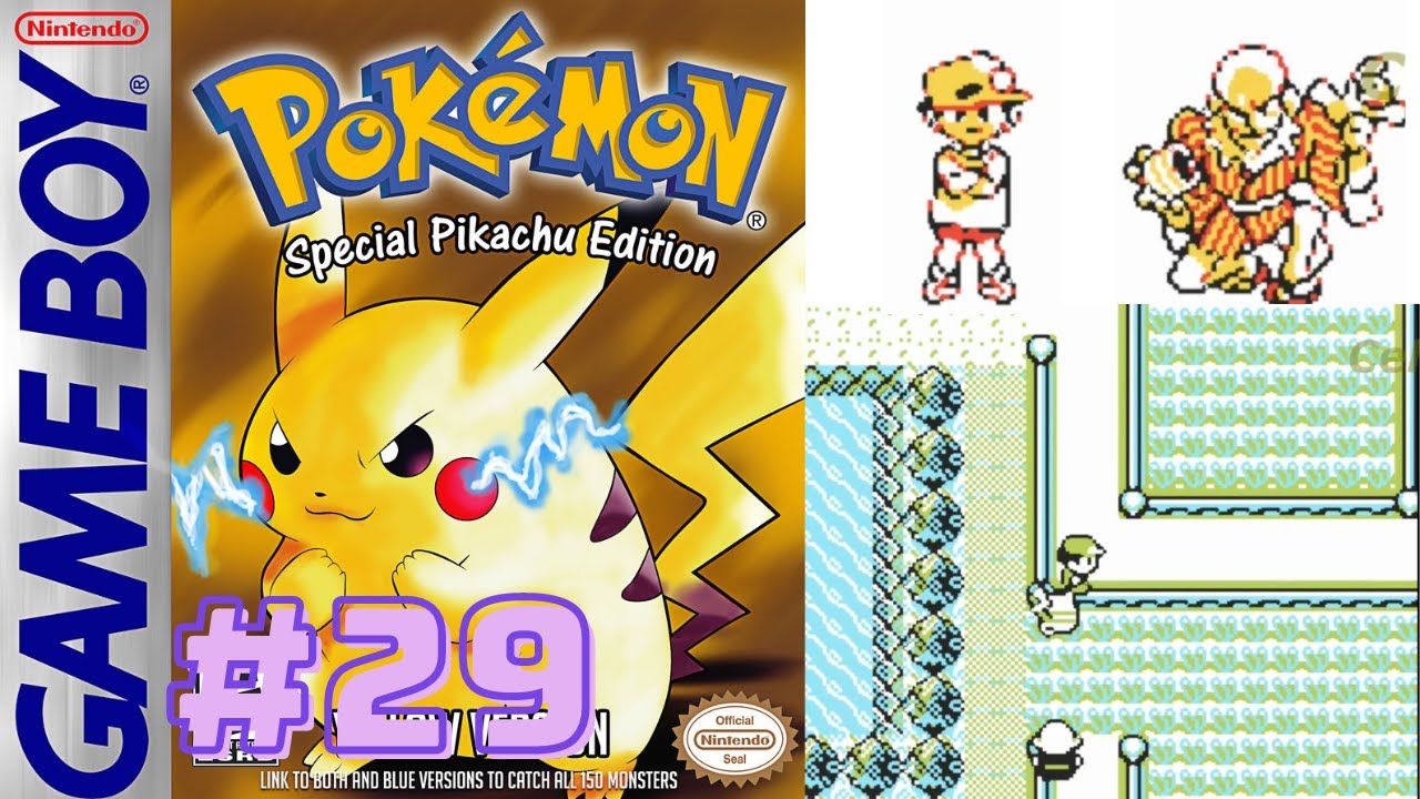 Pokemon Yellow - #29. Route 11 (a) | Let's Play Walkthrough - YouTube