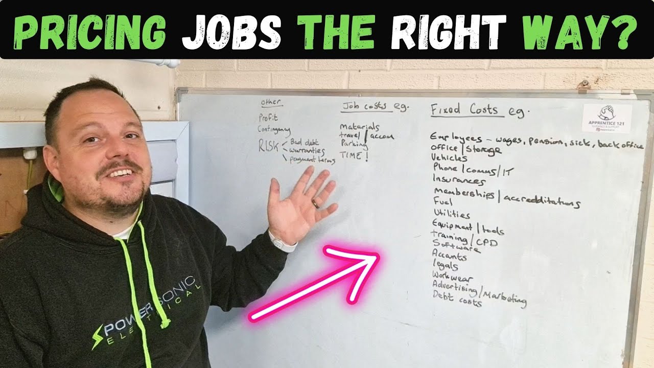 How to Price up jobs and budget in your electrical business - YouTube