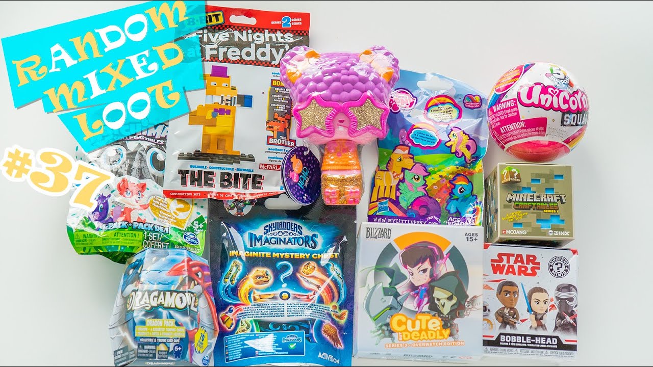 Random And Mixed Loot Opening Surprise Blind Bag Toys Unboxing #37 ...