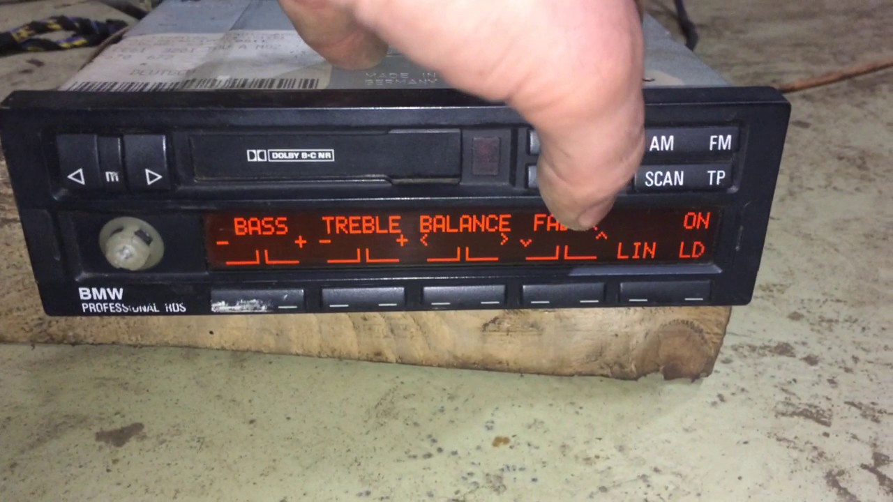 bmw becker be2450 +6 cd changer + hi-fi + усилитель - YouTube