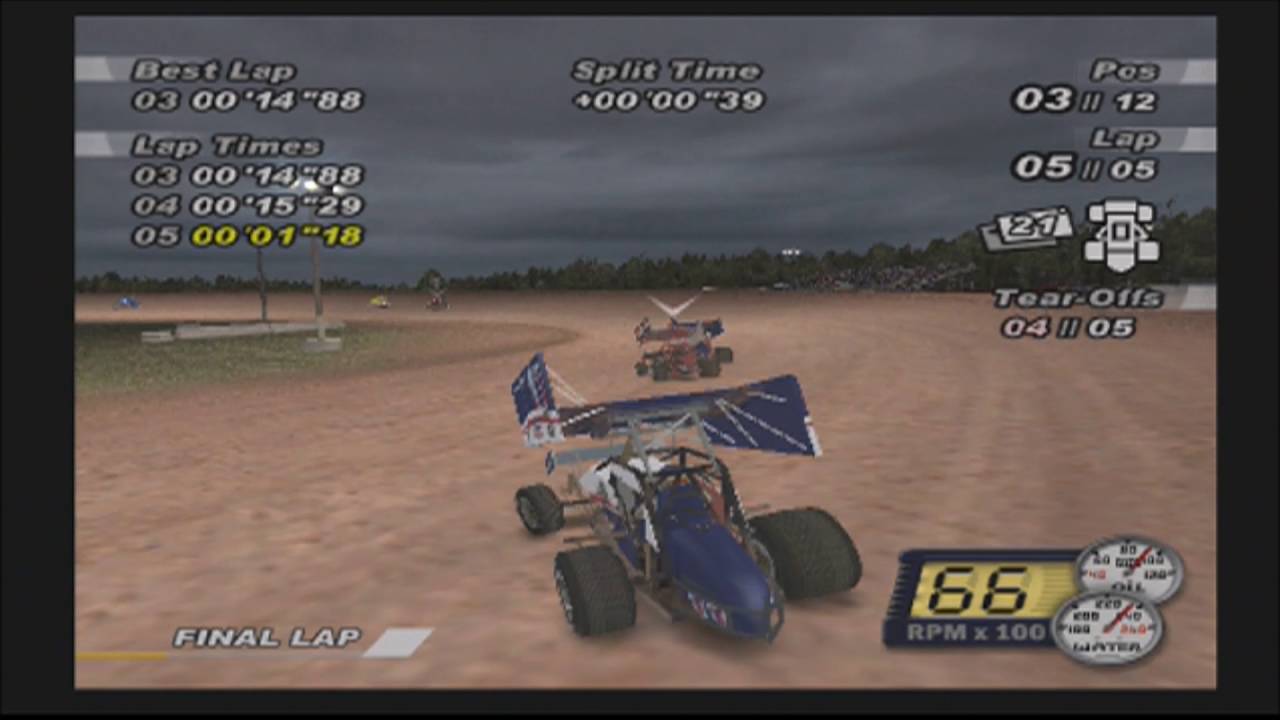 World of Outlaws Sprint Cars 2002 (PS2) - Career Mode - EP01 "Our First ...
