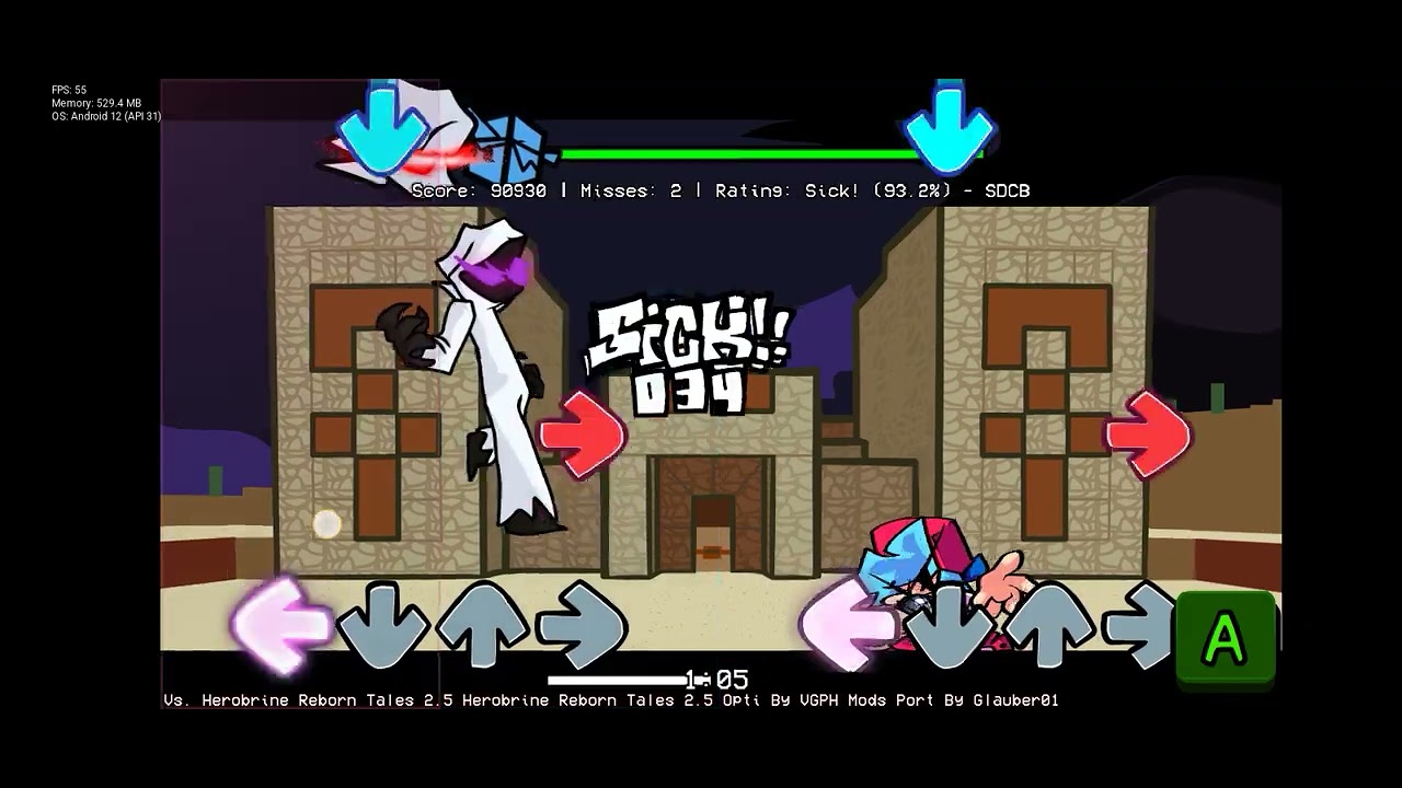 fnf vs 303 dodge and attack mechanic - YouTube