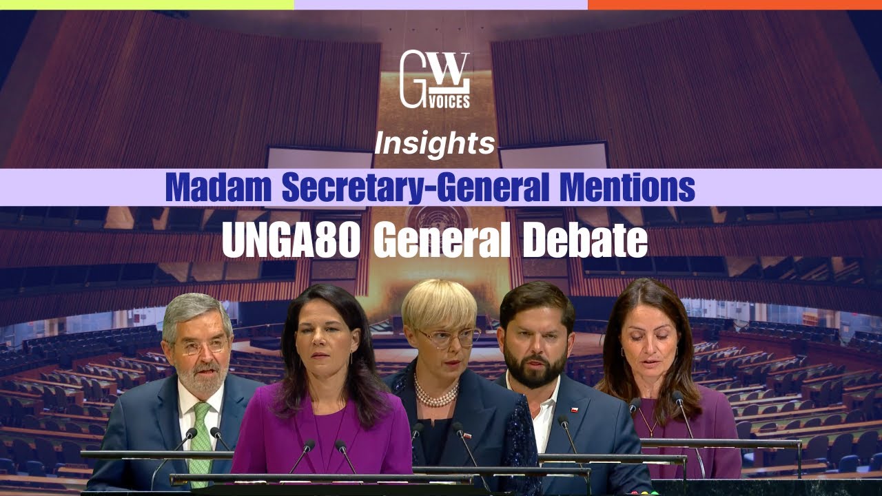 Madam Secretary-General Mentions at the General Debate UNGA 80 - YouTube