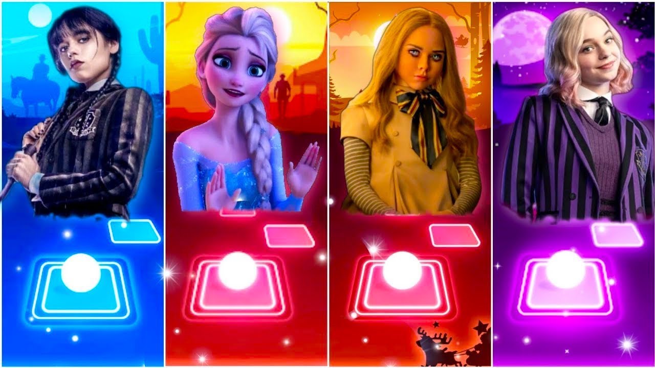 Wednesday Addams vs Megan (M3GAN) vs Elsa Frozen vs Thing Wellerman ...