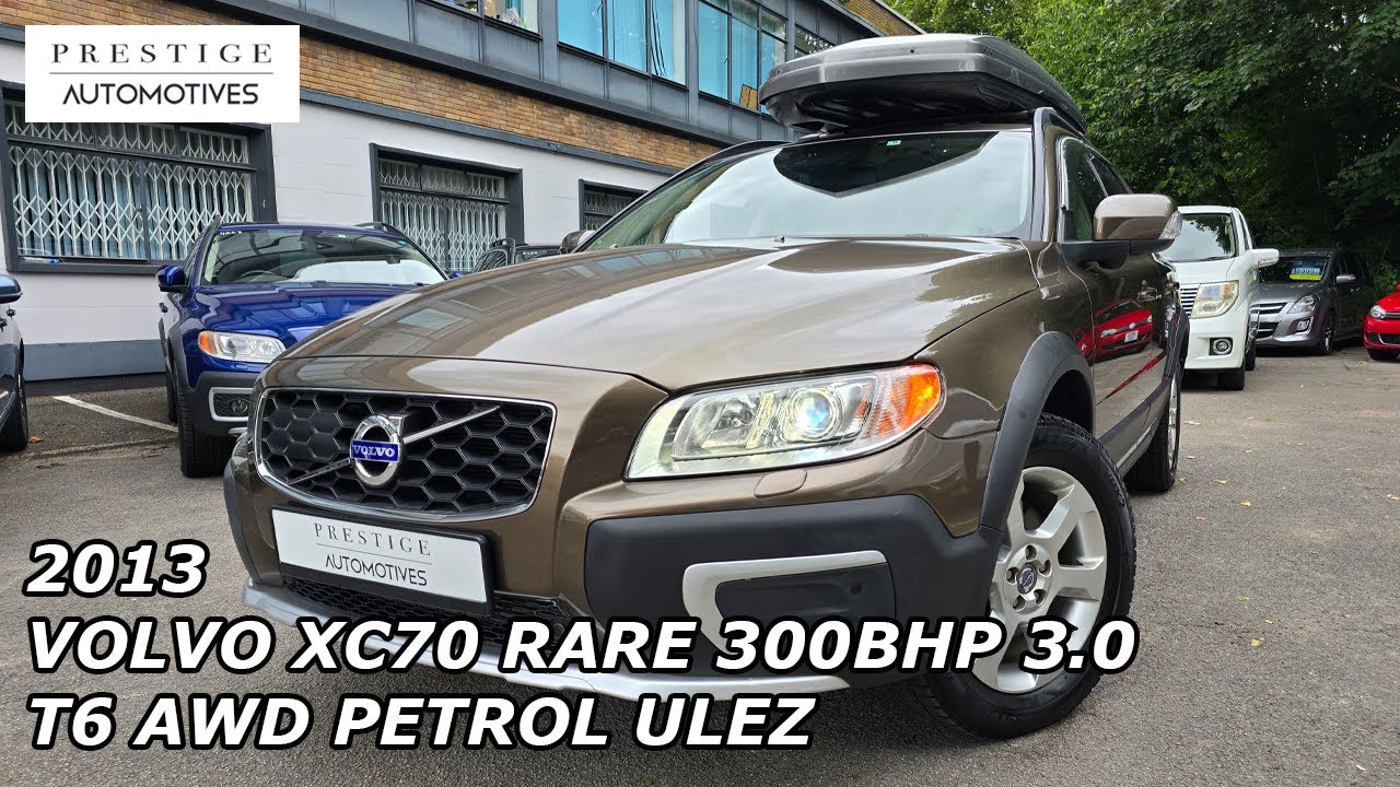 VOLVO XC70 RARE 3.0 LTR T6 POWERFUL 300BHP AWD HUGE SPEC ROOF BOX ...